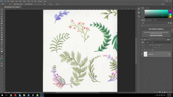 How To Remove Background From Scanned Image On Photoshop