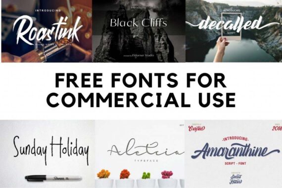 Free Fonts for Commercial Use | 44 Free Fonts