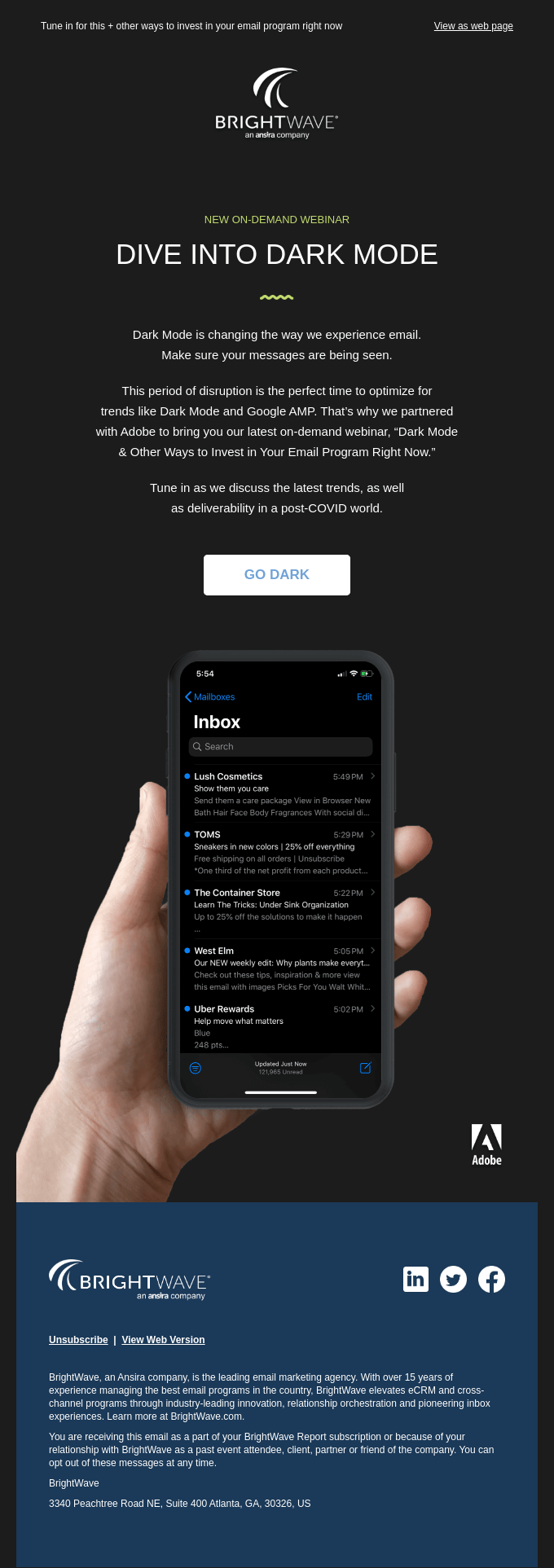 Dark Mode Of Email Marketing!