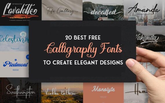 20 Best Free Calligraphy Fonts To Use - Pixelo