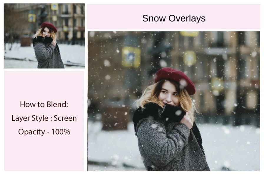 160+ Free Snow Overlay Bundle | Instant Download